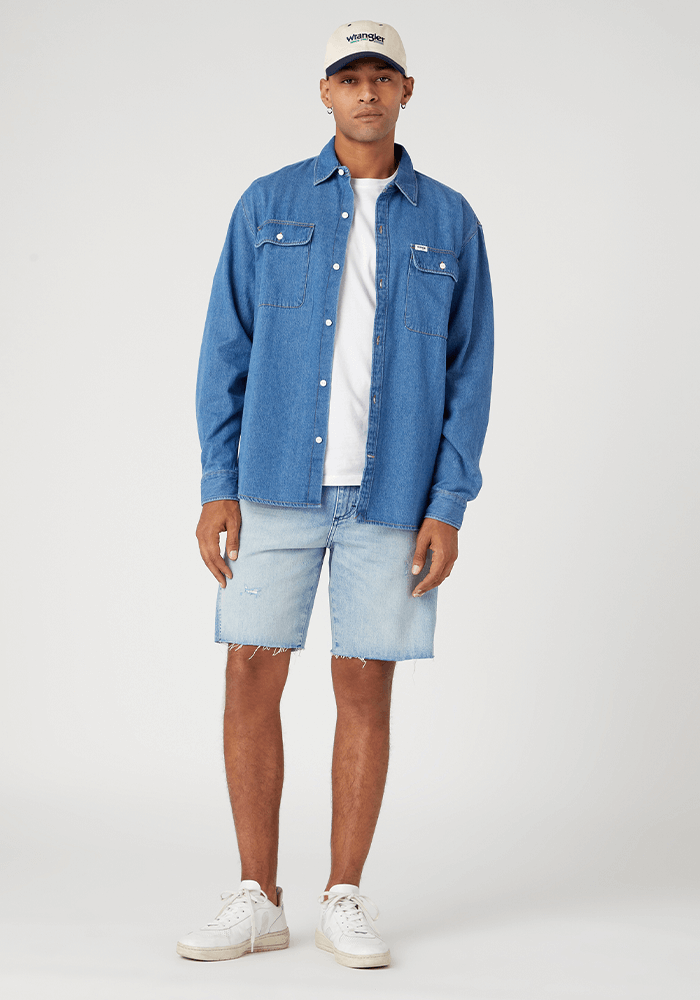 Gorro Hombre 2 Way Cap Worn White - Wrangler Chile