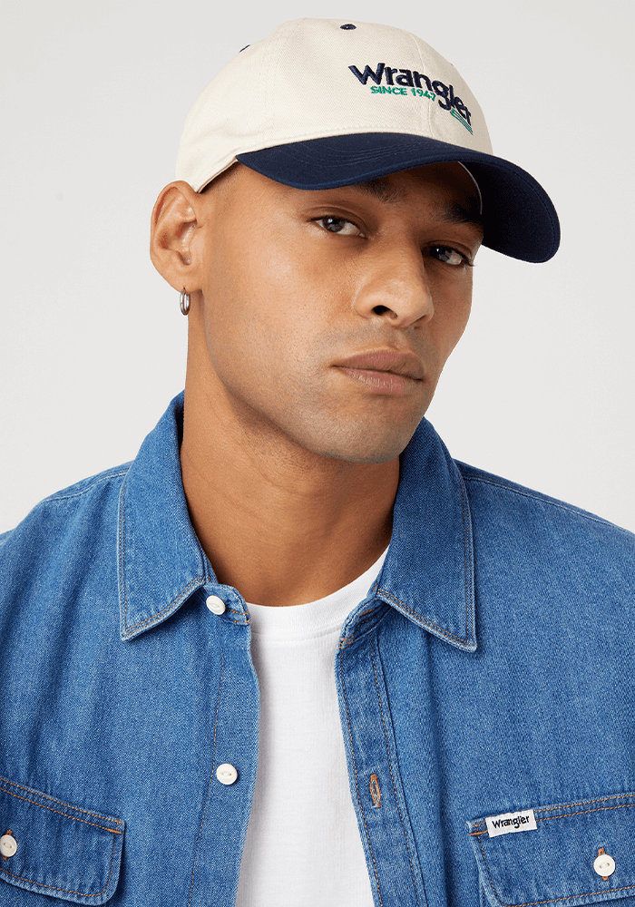 Gorro Hombre 2 Way Cap Worn White - Wrangler Chile