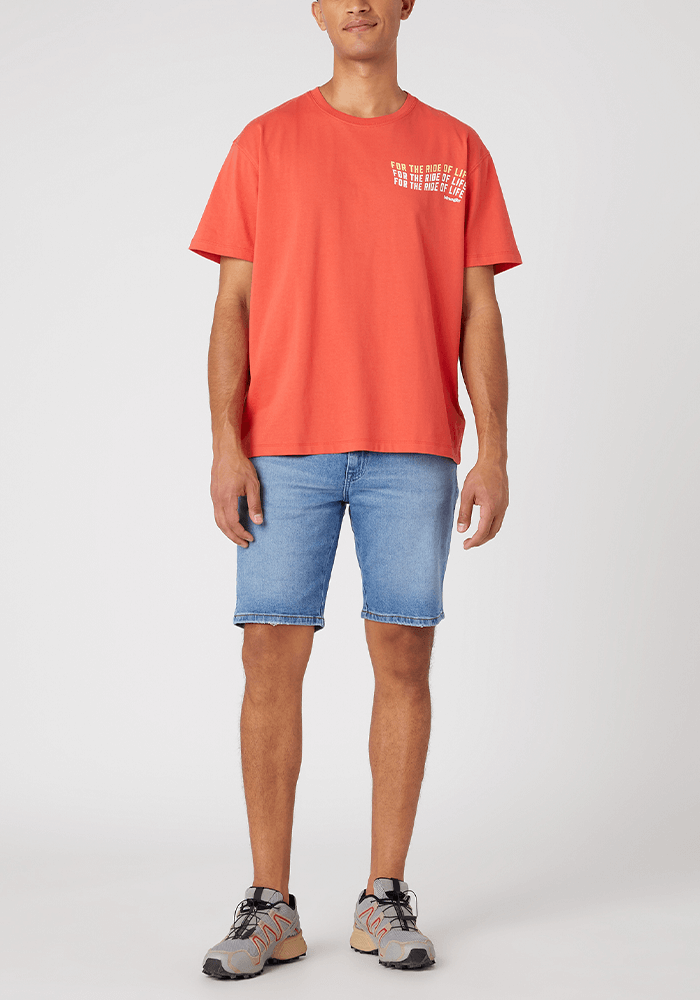 Polera Hombre Slogan Sign Off Tee Paprika - Wrangler Chile